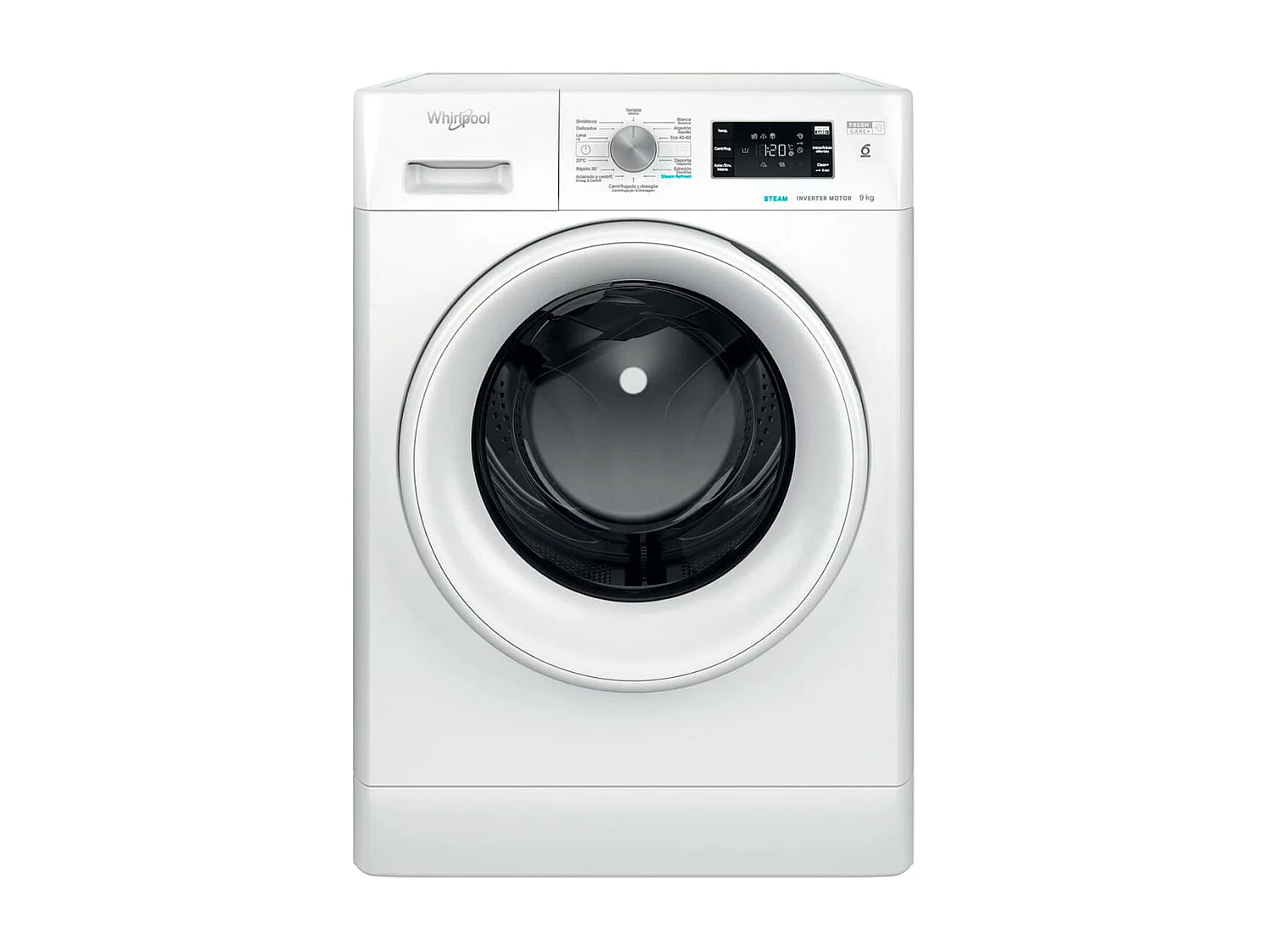 Lavadora Whirpool FFB 9469 WV SPT 9kg 1400 rpm Motor Inverter A blanco ...
