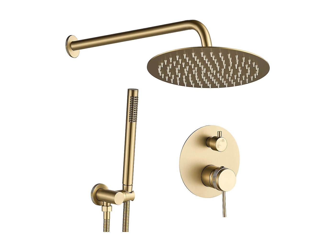 Kit De Douche Encastré Rea Lungo Grip Brush Gold