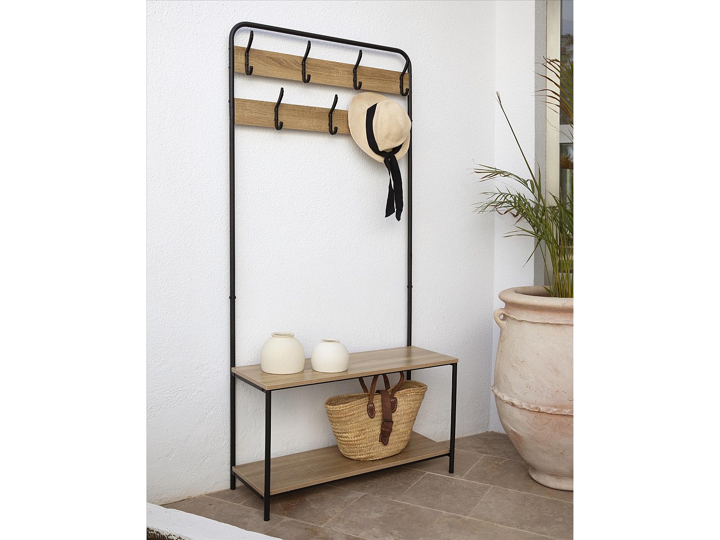 DUPI Perchero de Pie EASY | Diseño Versátil para Entradas y Dormitorios ...