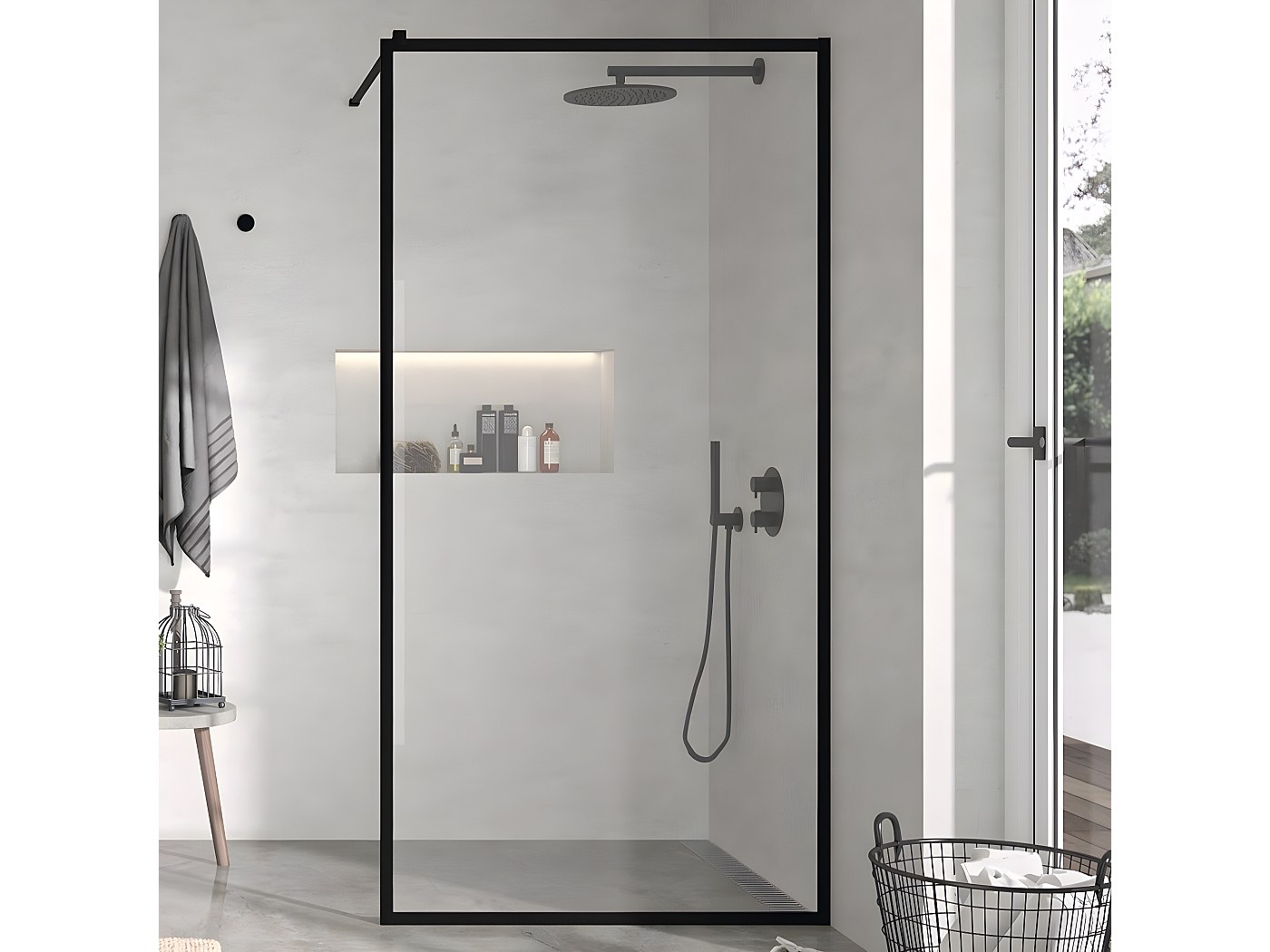 Parete doccia walk-in FRESH PERIMETRAL 120 cm