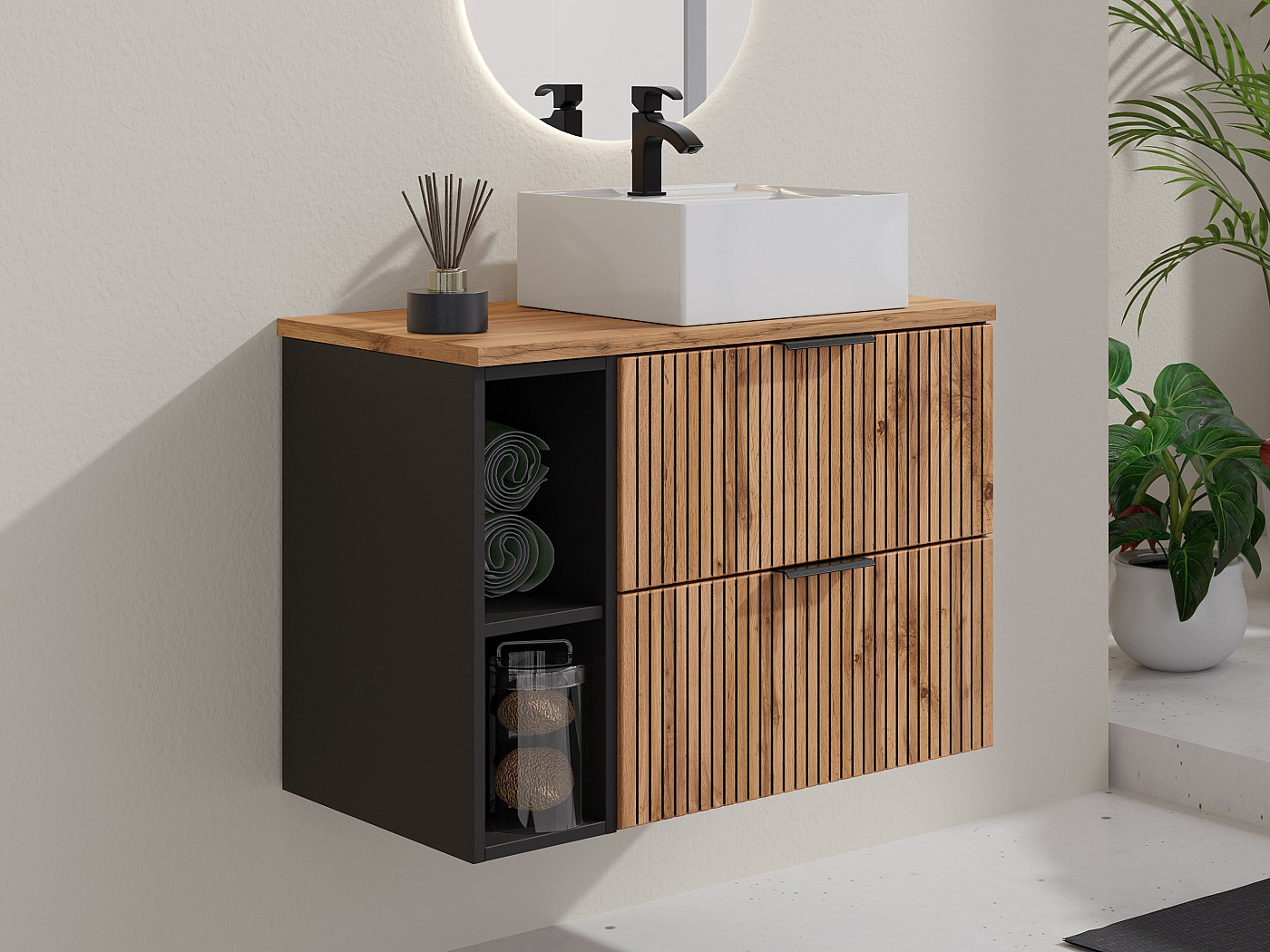 Waschbeckenunterschrank Fur Aufsatzwaschbecken