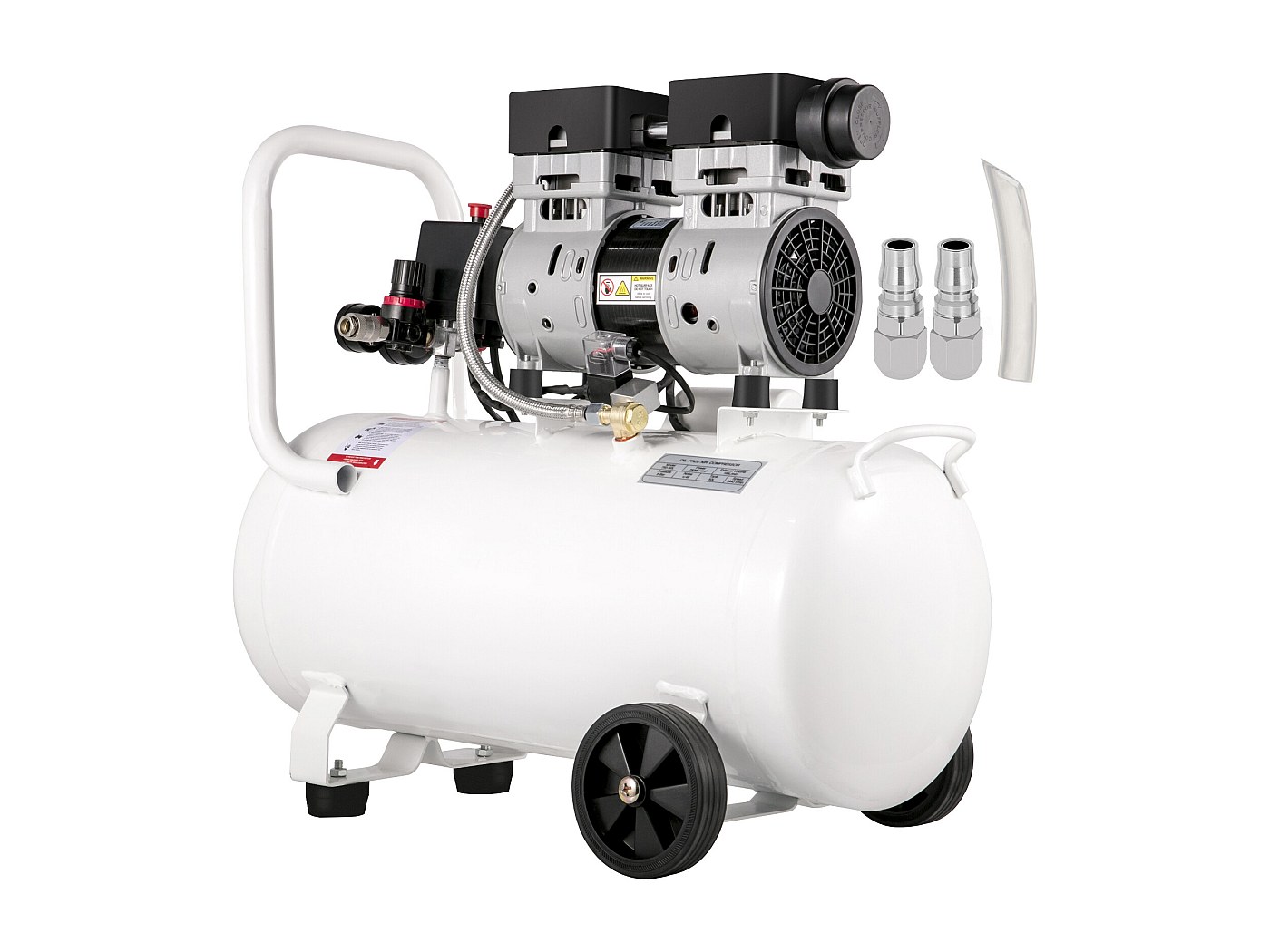 Compresor de Aire SucceBuy Compresor de Aire Ultra Silencioso, Sin Aceite, 13,2 Galones, 1 HP