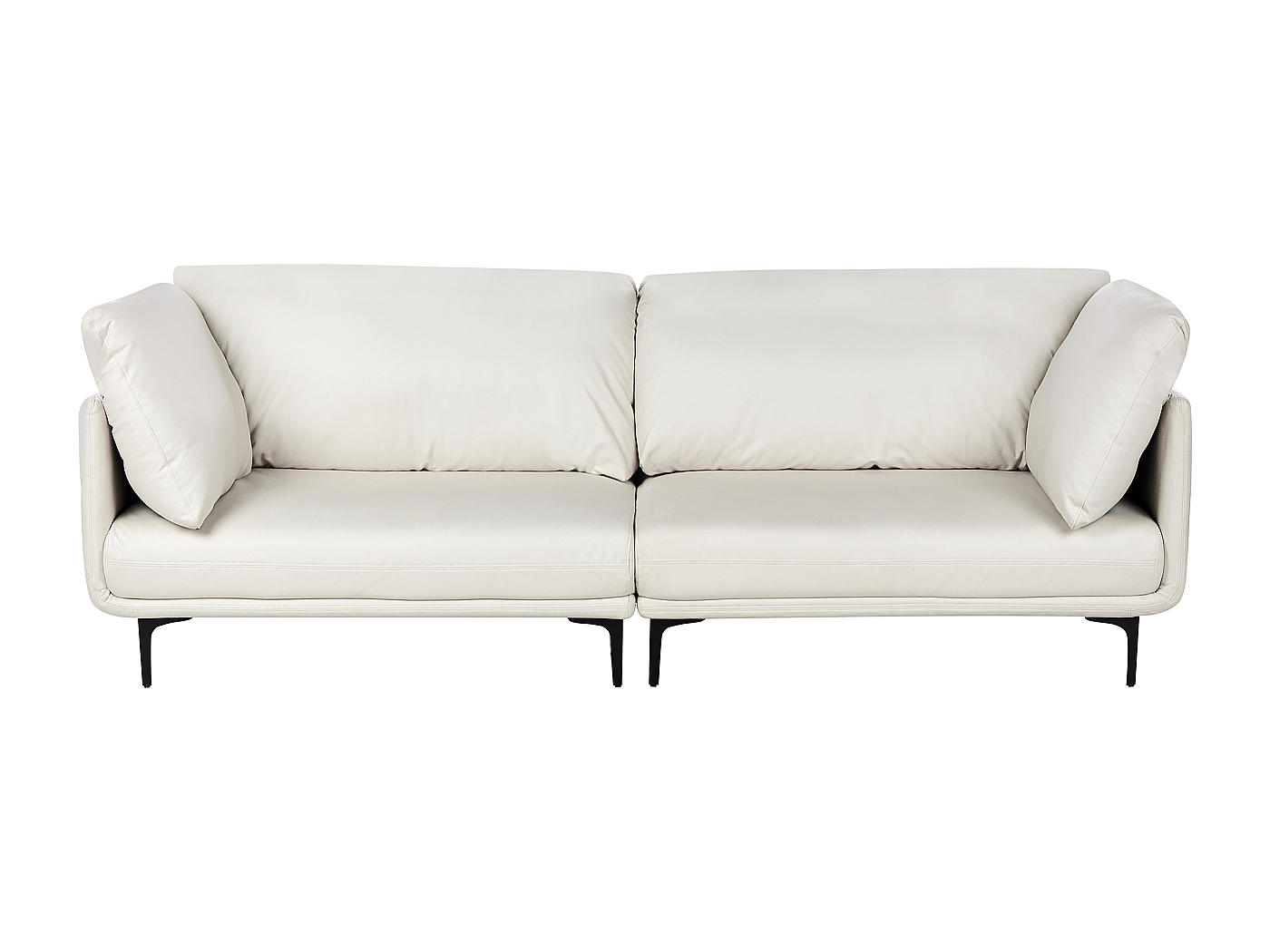 Sofa Piel Blanco