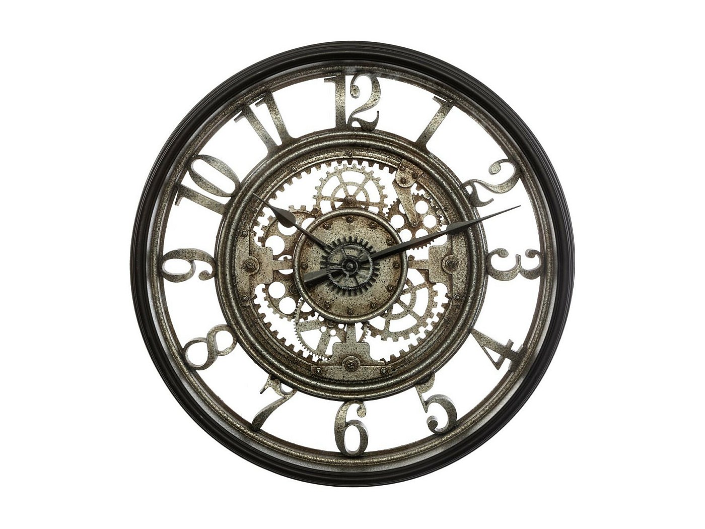 Pendule murale avec mécanisme apparent D 51 cm
