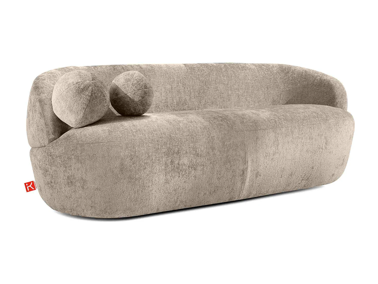 Canapé droit - 3 places NELUM - Beige