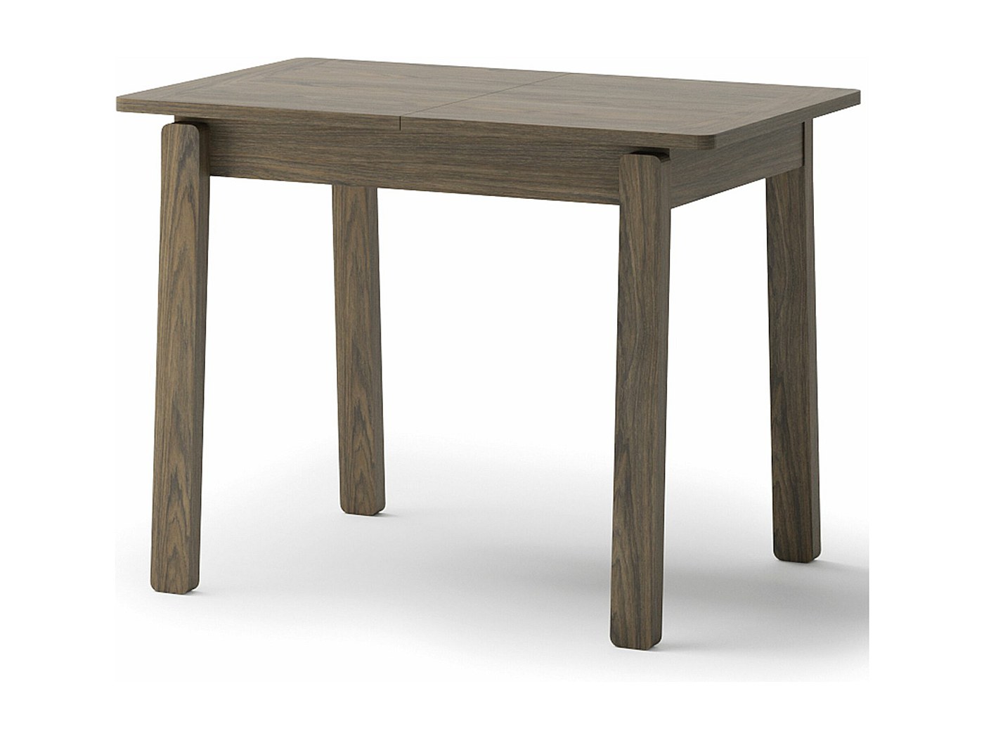 Ausziehtisch - Dunkle Eiche-Optik - 104–224 x 60 cm - PLOT