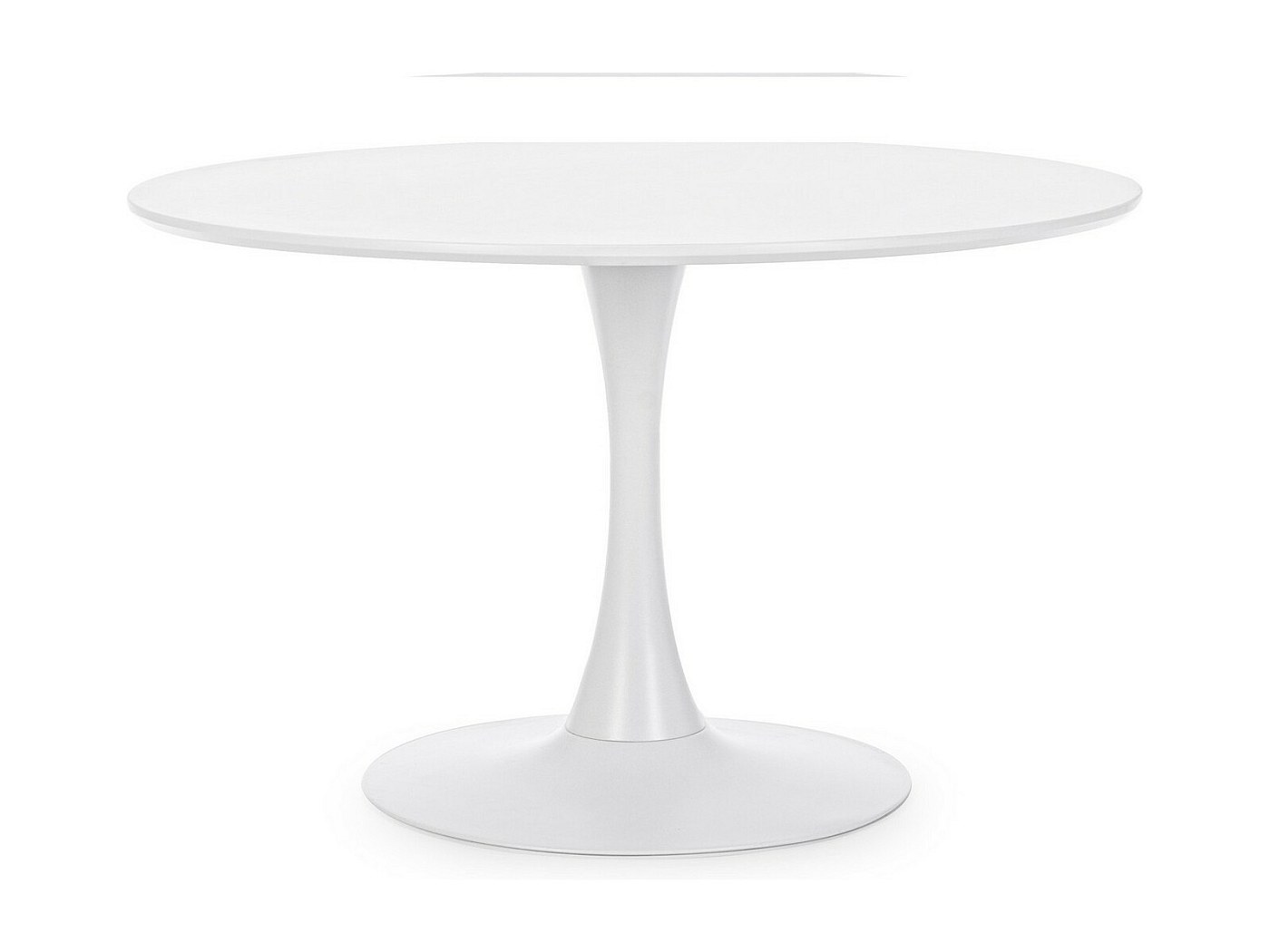 Table ronde blanche 120×75 cm - BLOOM