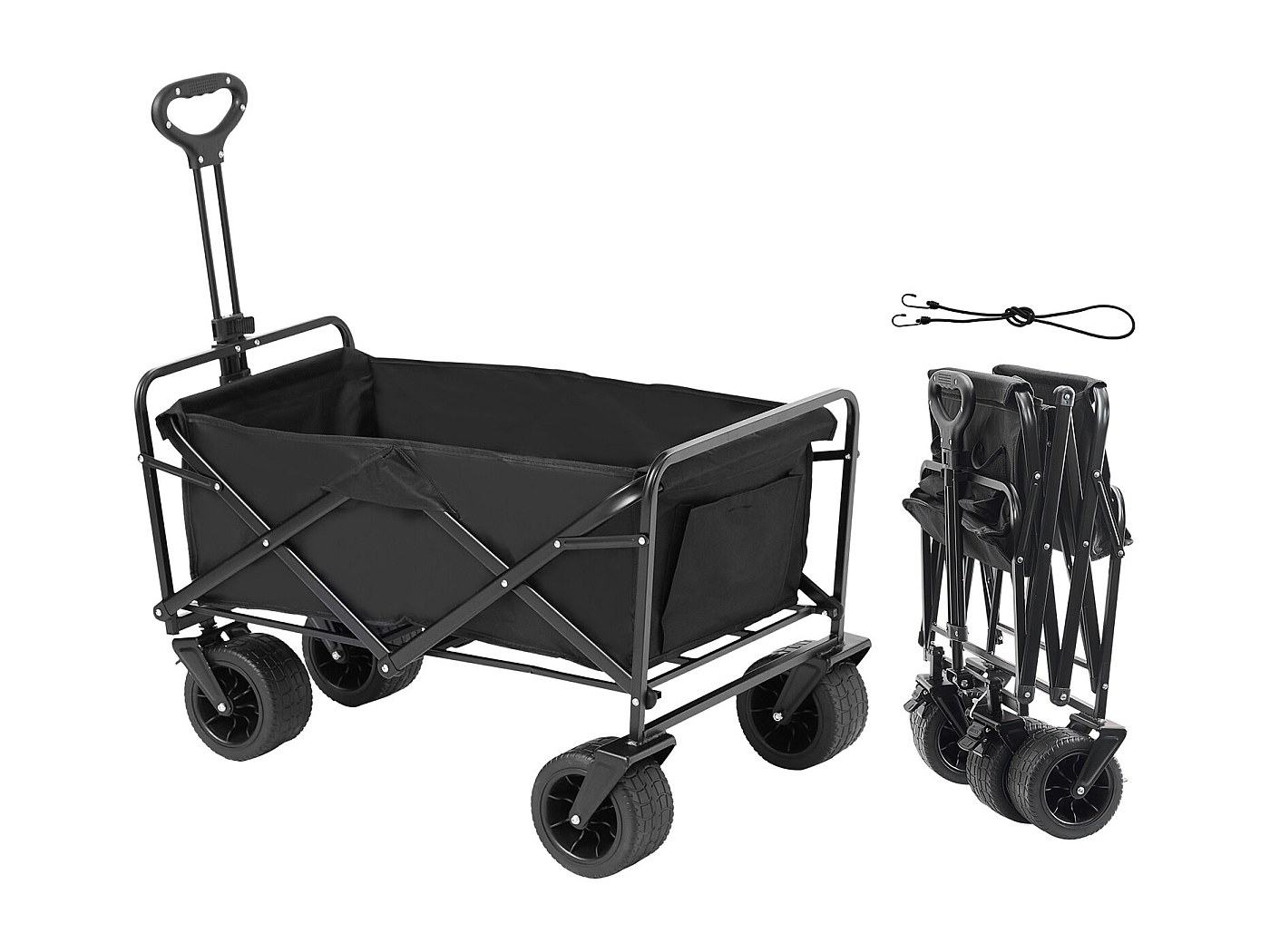 Chariot Pliable et Pliable Robuste SucceBuy - 3 pi3, Capacité de 350 lb