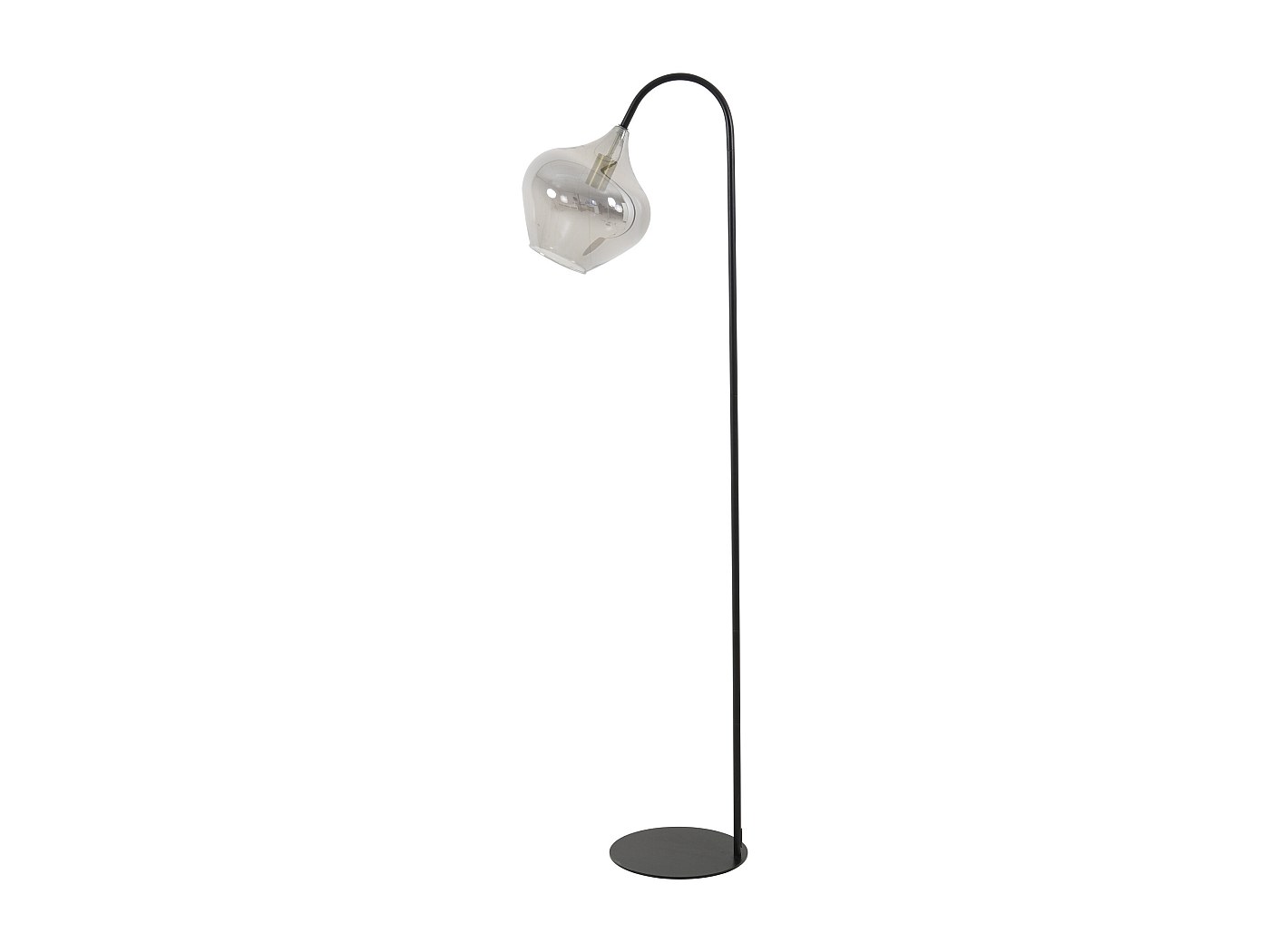 Vloerlamp RAKEL - 45x28x160cm - Zwart