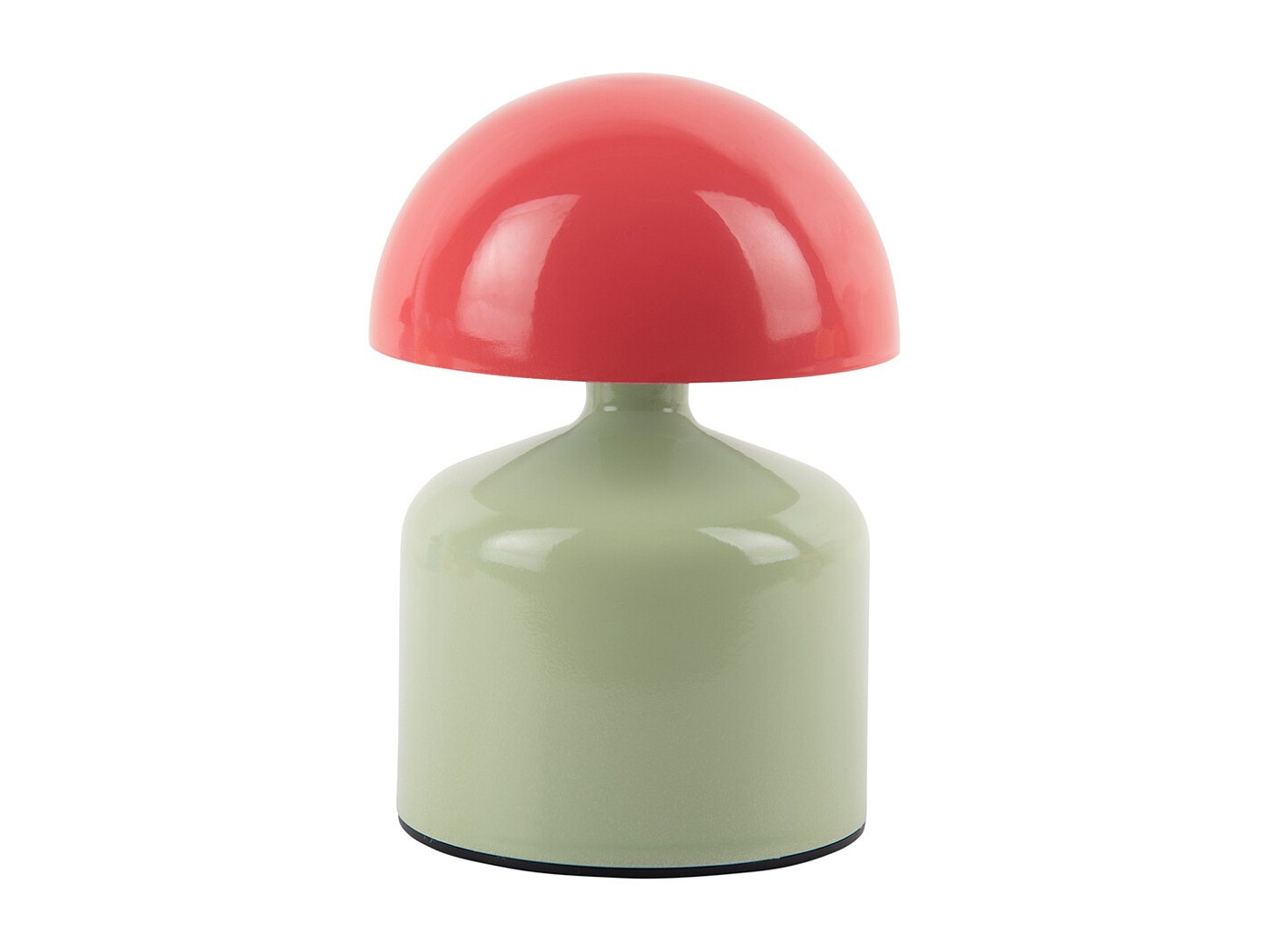 Lampe de table Funky Impetu LED - Vert doux et rouge écarlate