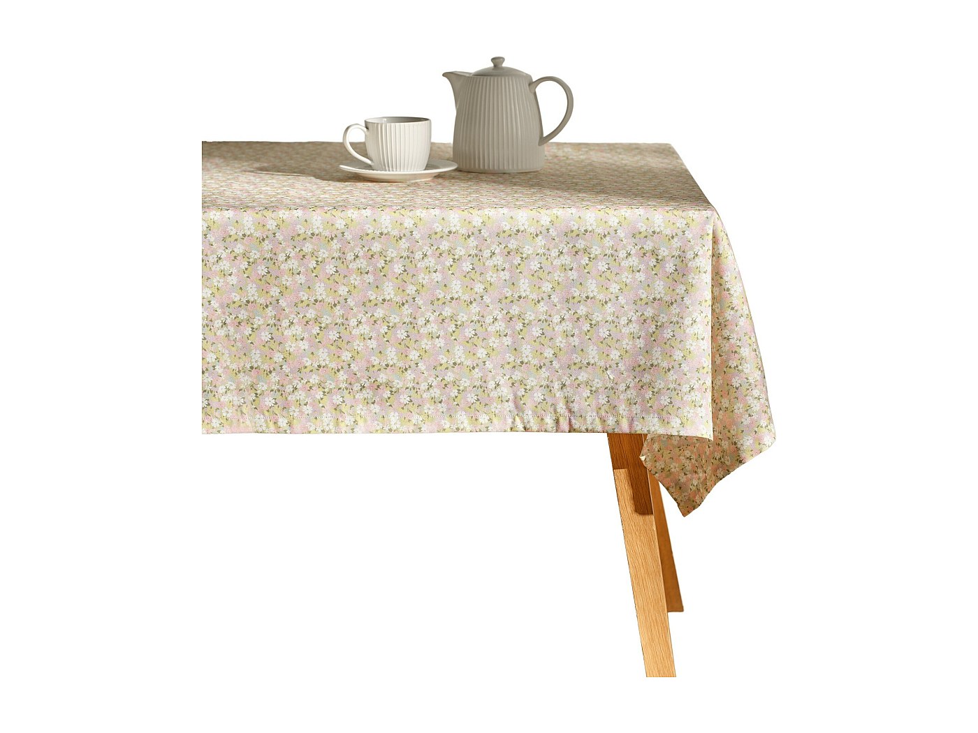 Nappe Imprimée Florecio Vert Clair 130 x 180