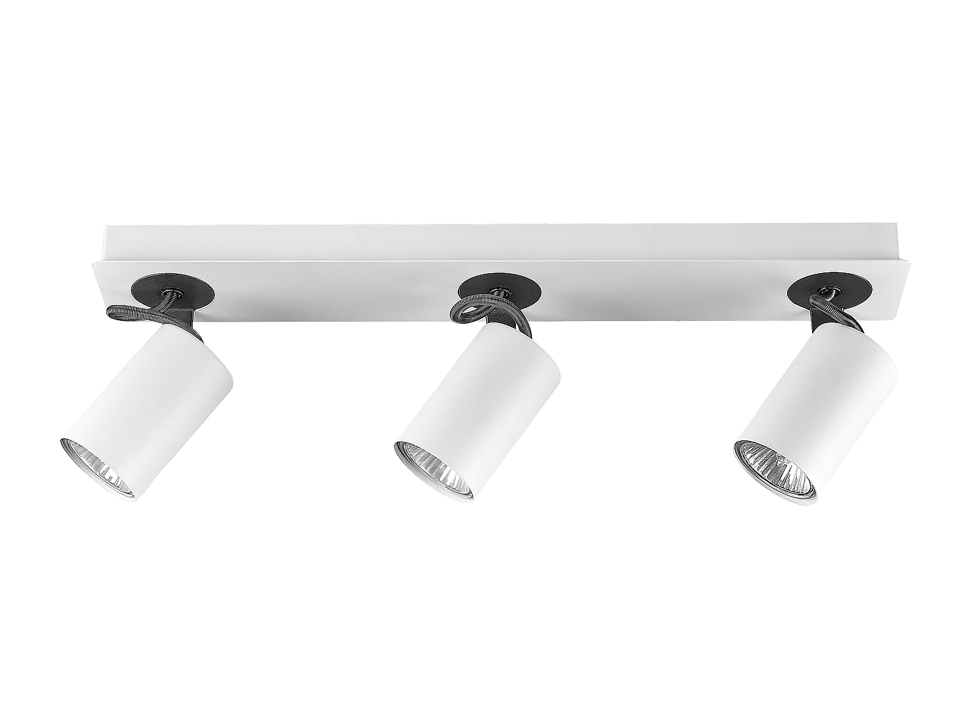 Plafondlamp 3 spots wit KLIP