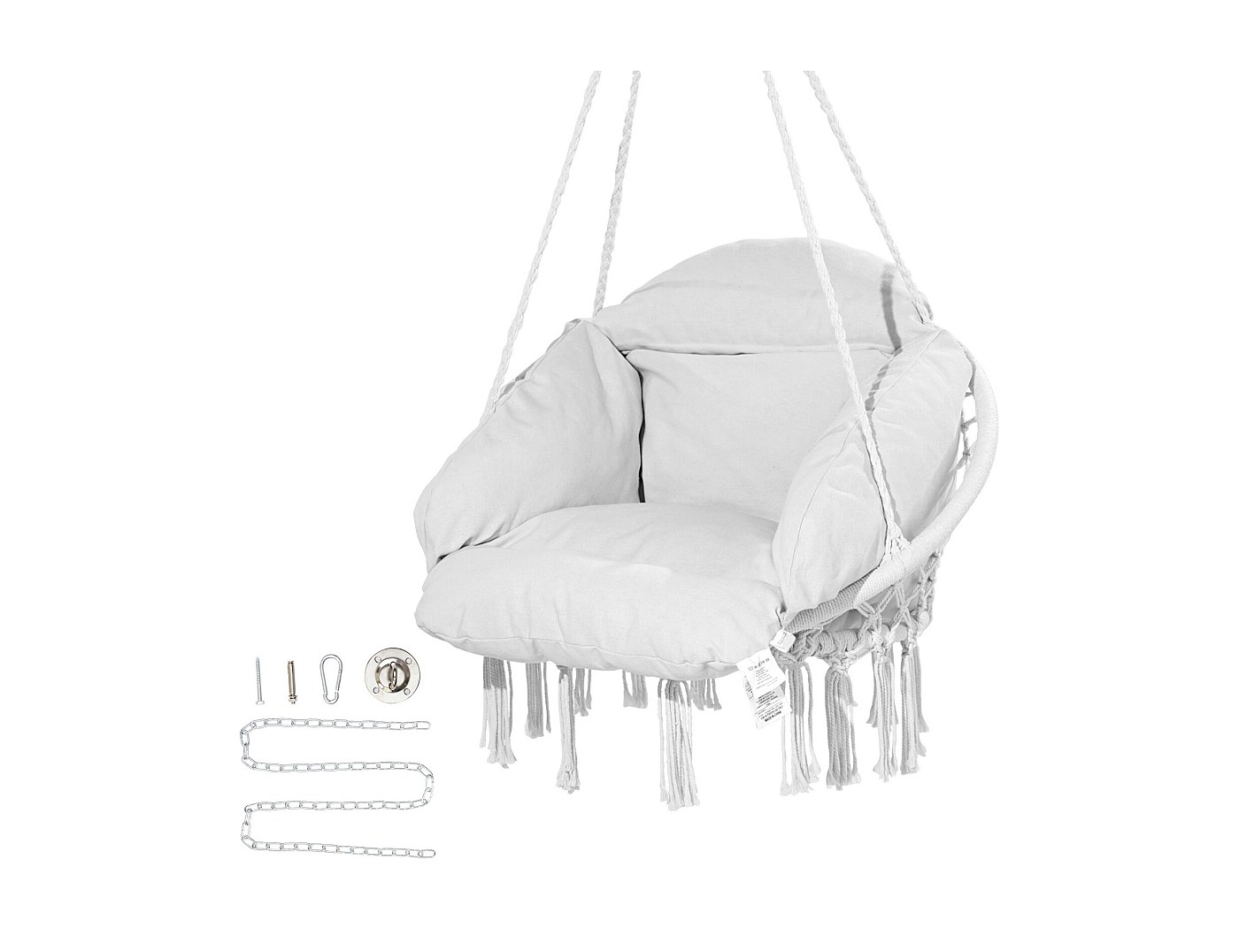 Fauteuil Suspendu Chaise Hamac Suspendue SucceBuy 119.75kg