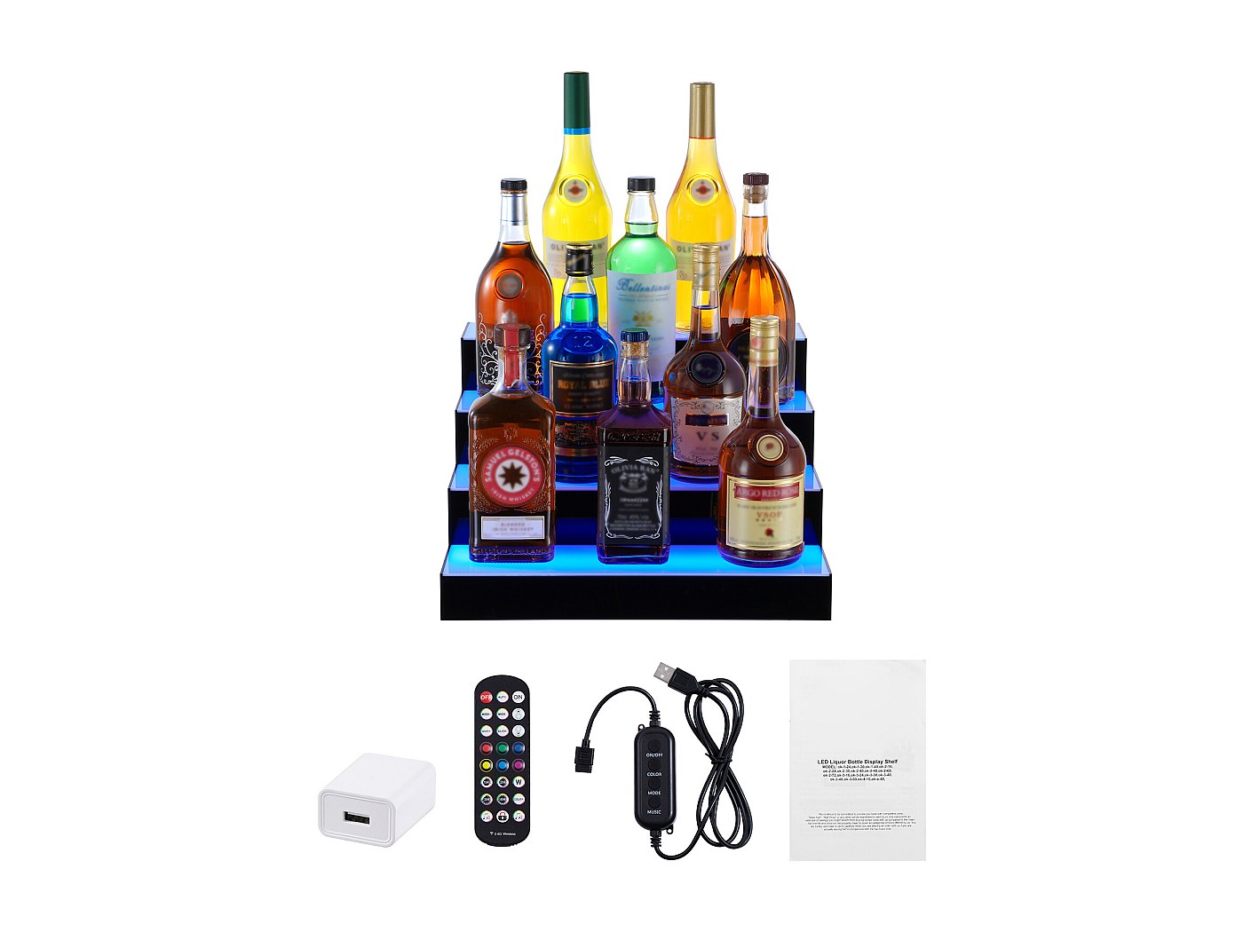 Expositor para Botellas de Alcohol con Iluminación LED SucceBuy ...