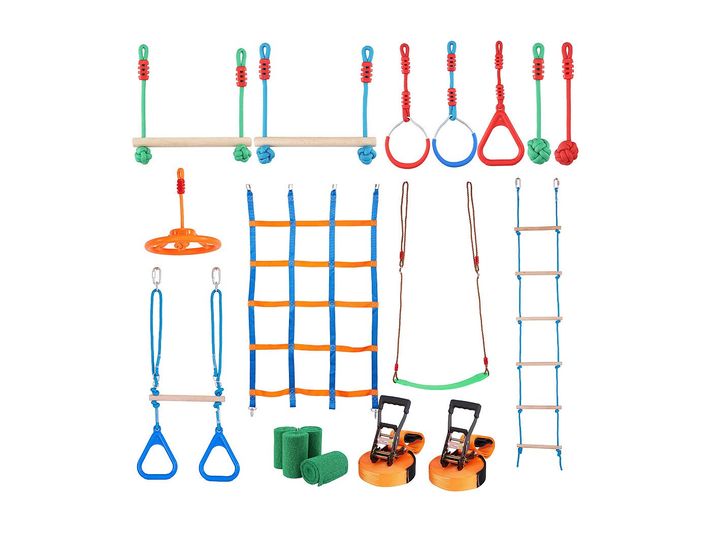 Parcours d’Obstacles Ninja Warrior SucceBuy, 5 x 127 cm pour Enfants ...