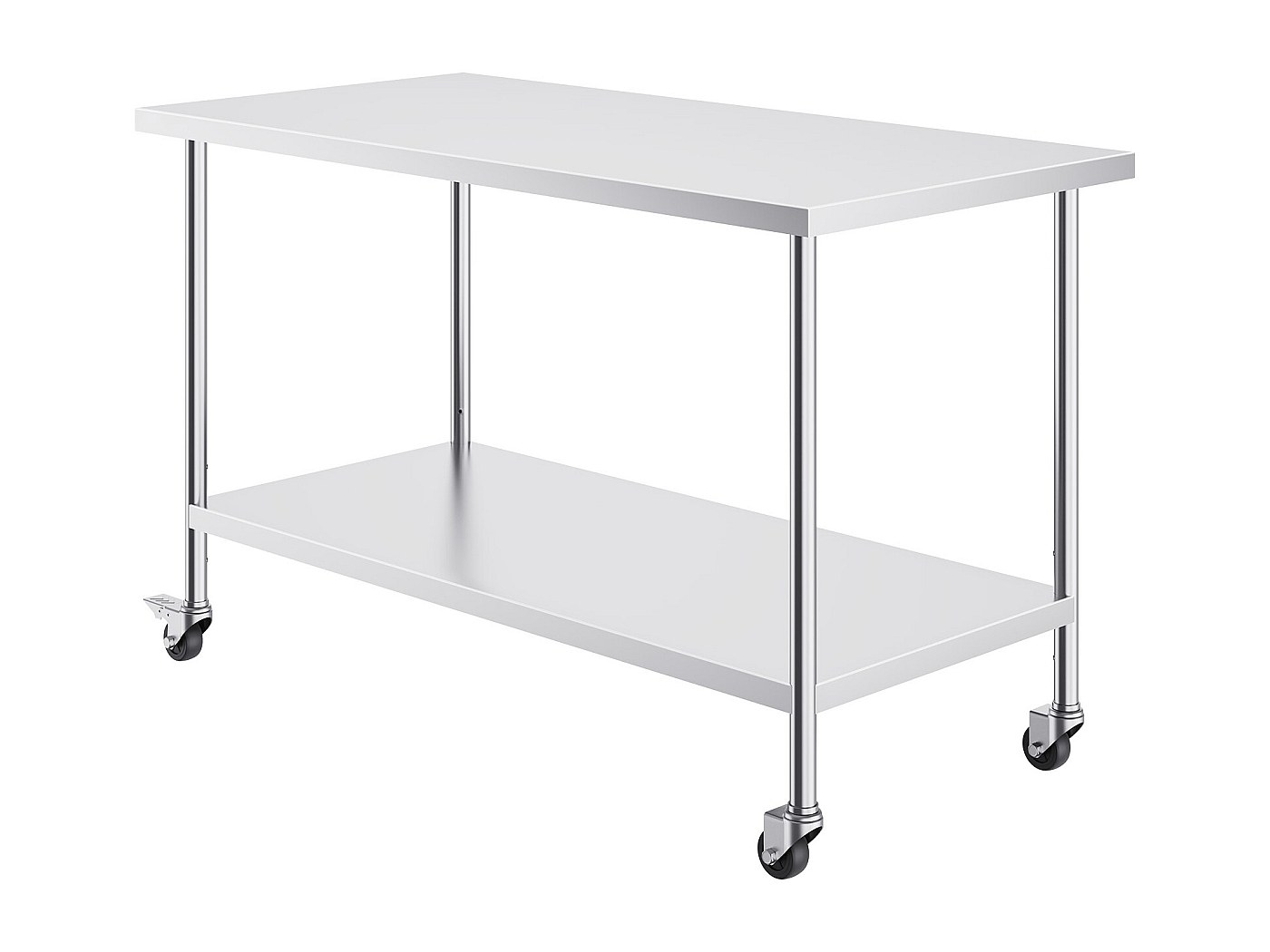 Table de Travail Cuisine SucceBuy 76 x 152 cm, Table de Travail en ...