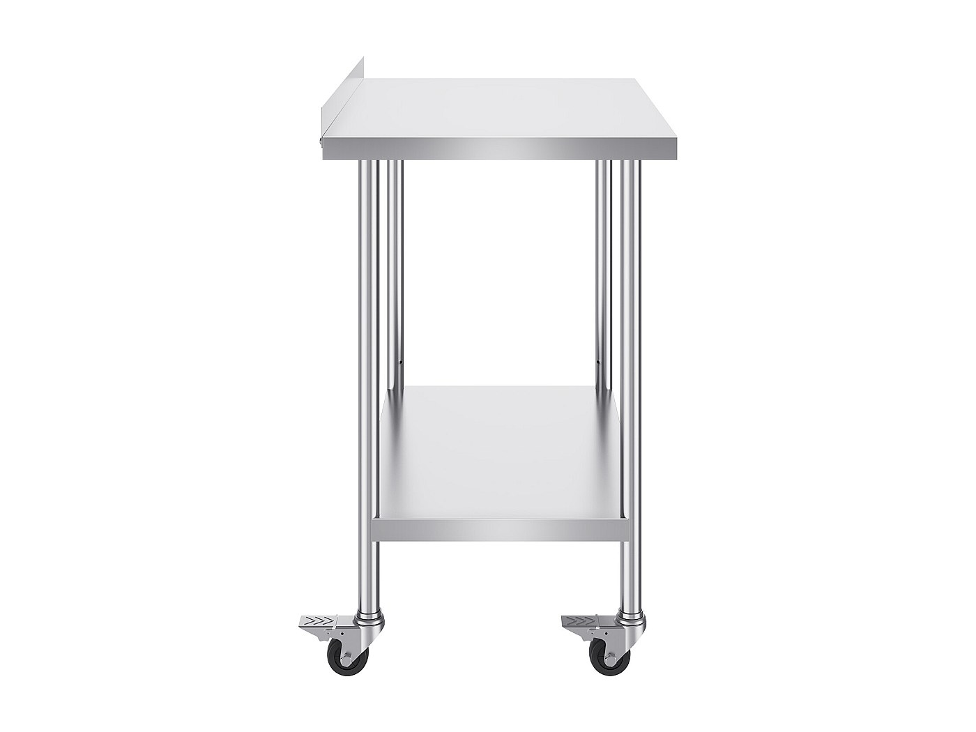Tavolo da Lavoro Commerciale in Acciaio Inox SucceBuy, 91,4 x 61 x 100 ...