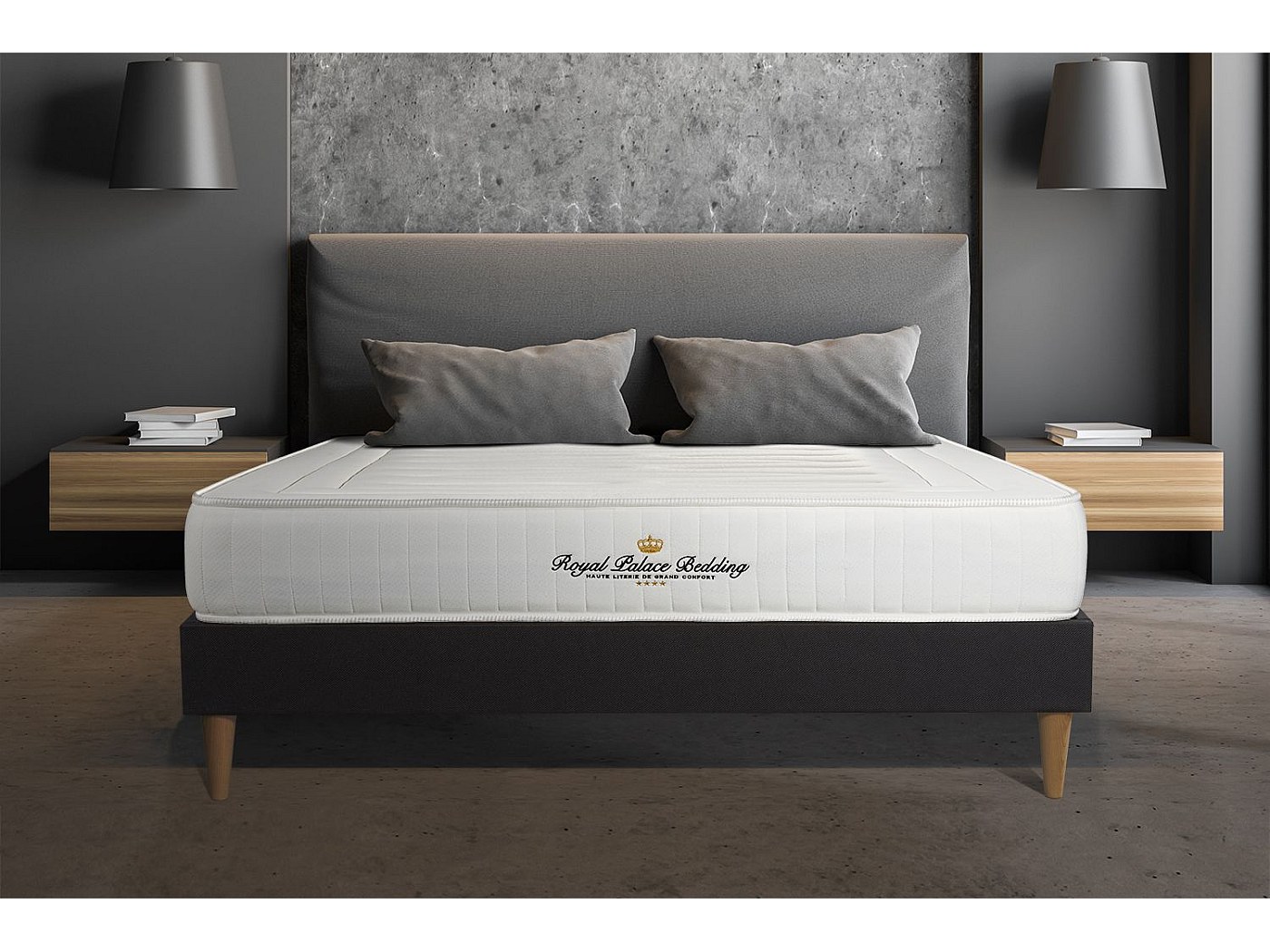 Nottingham matras 120 x 190 cm + bedbodemkitset
