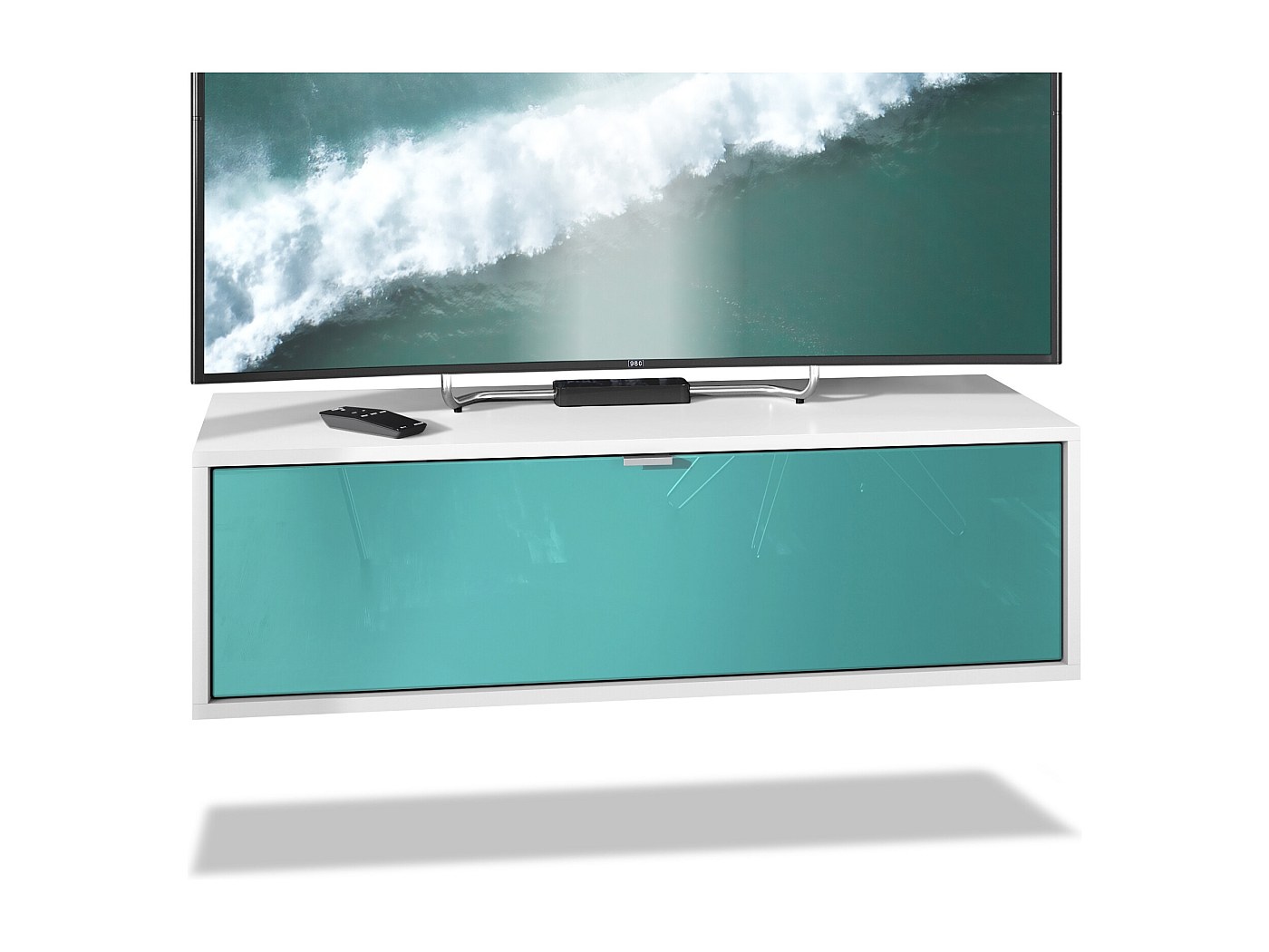 TV Board Lana 100 mobile da parete Porta TV 100 x 29 x 37 cm, scocca in ...