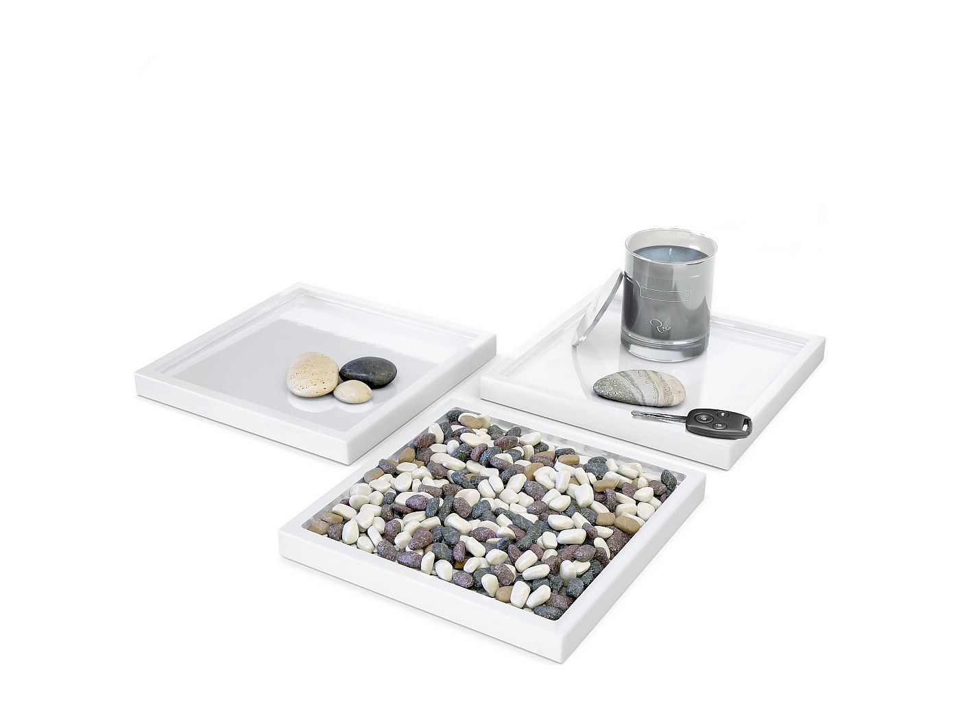 Décoration de table Maya, Plateau rectangulaire décoratif et moderne ...