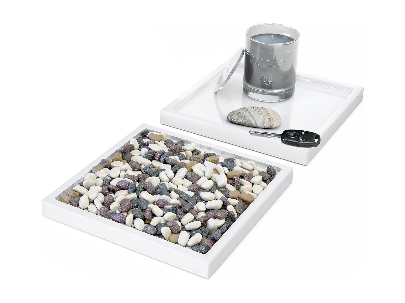 Décoration de table Maya, Plateau rectangulaire décoratif et moderne ...