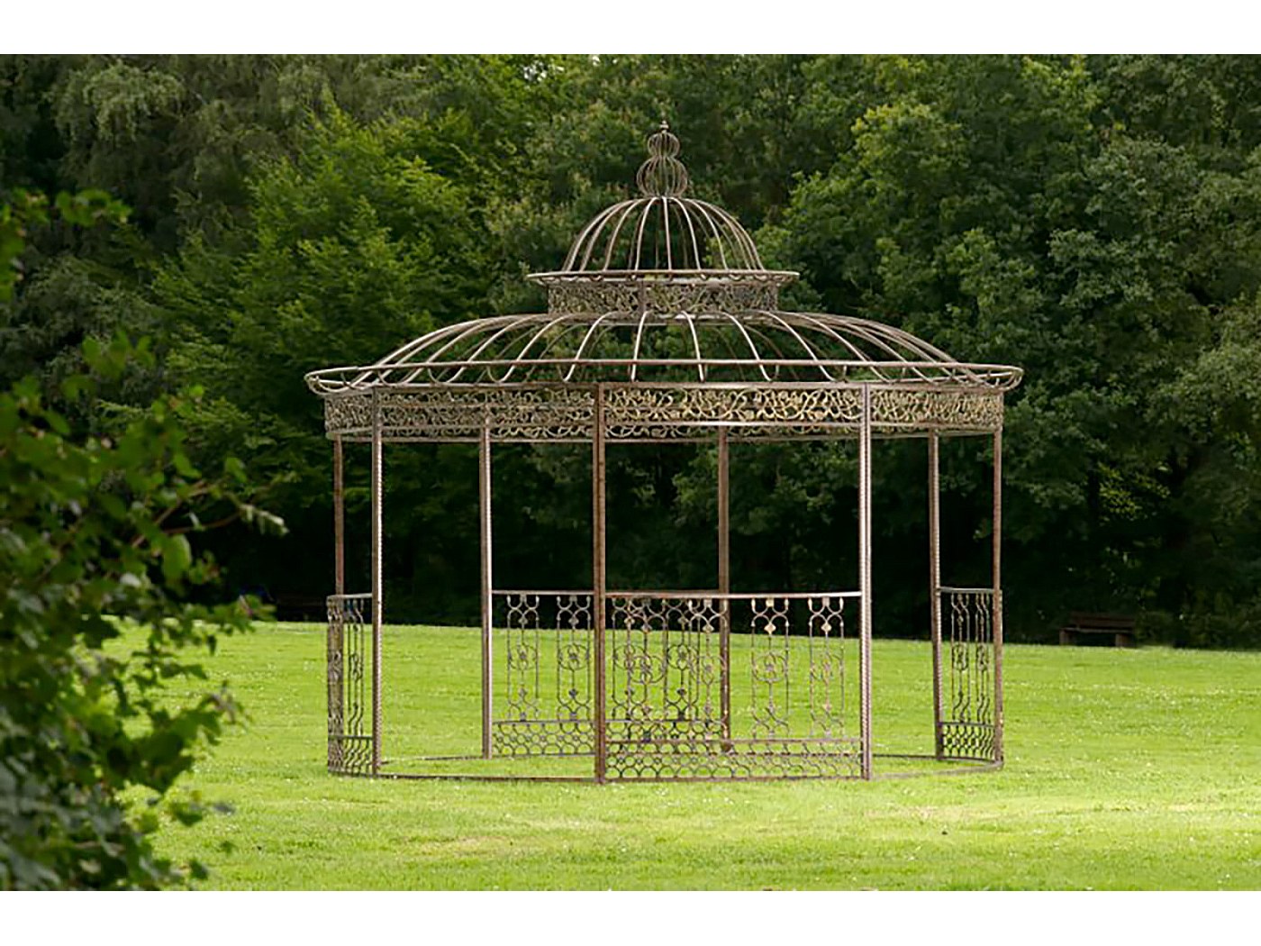 Luxus Pavillon Holz Rund Ebenbild