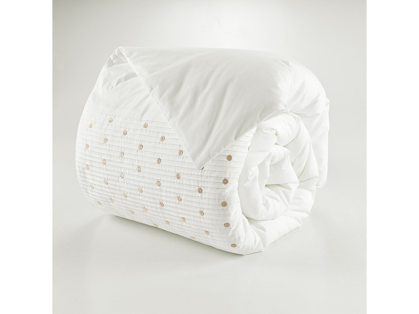 Housse de couette Agathe coco blanc 240x260cm