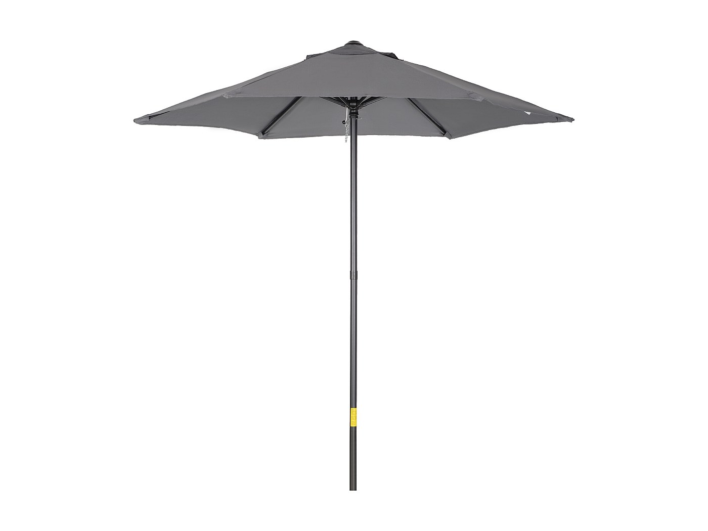 Guarda-sol de pátio Ø 196 cm, giratório, guarda-sol hexagonal com ...