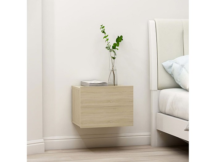 Table de chevet chêne sonoma 40x30x30 cm Bois d'ingénierie