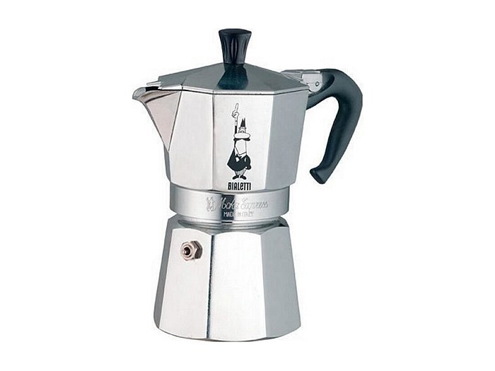 Caffettiera Italiana BIALETTI Moka Express in Alluminio 4 Tazze