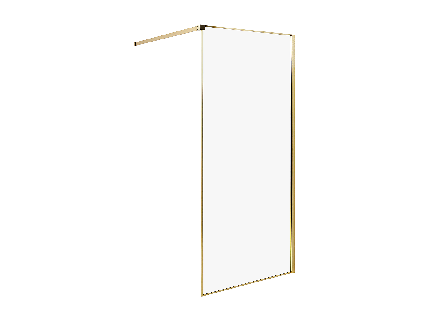 Douchescherm WASPAM 90 x 190 cm Goud