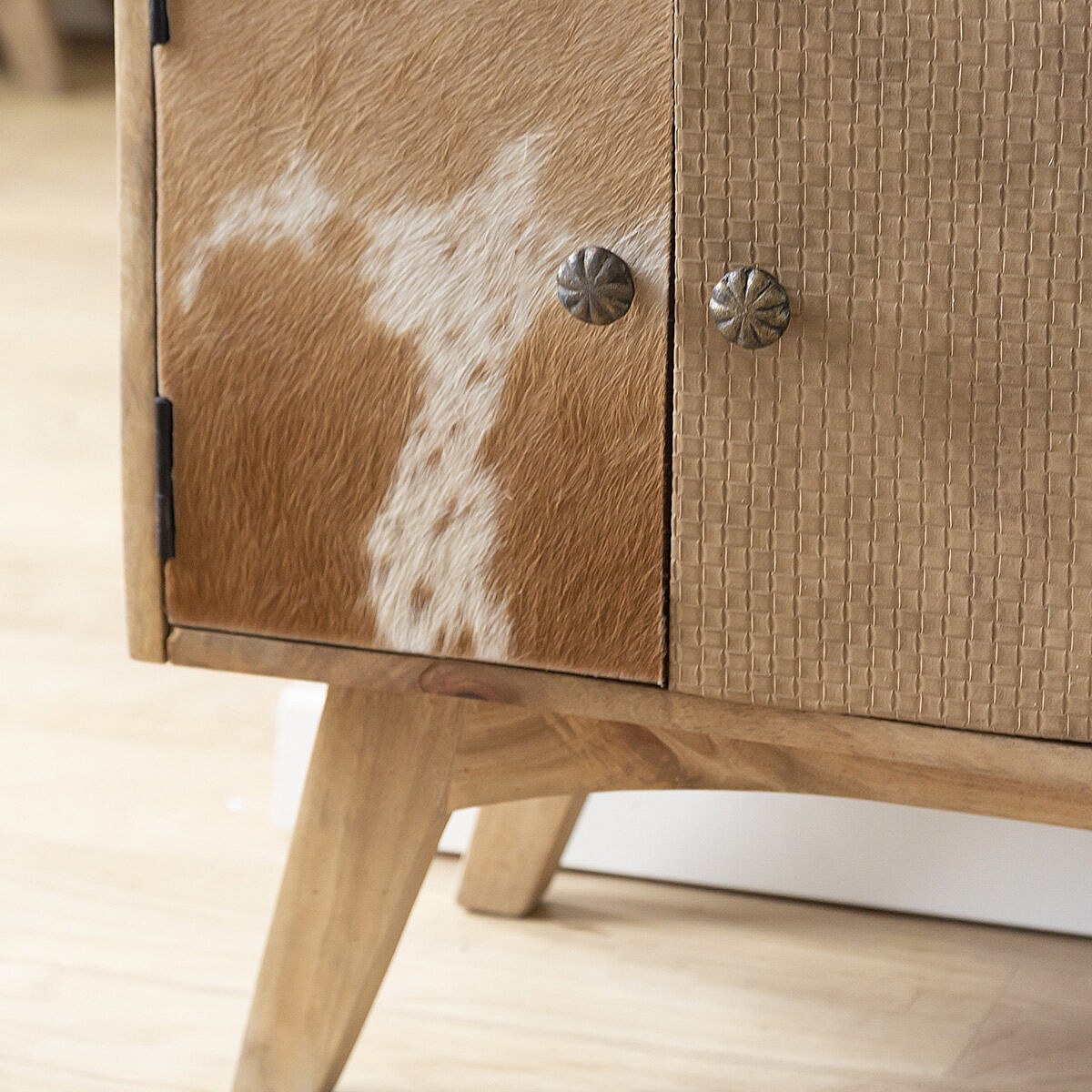 Commode patchwork en bois de manguier Samui