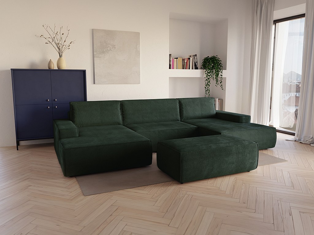 Kanapa rozkładana 7-osobowa Narożna