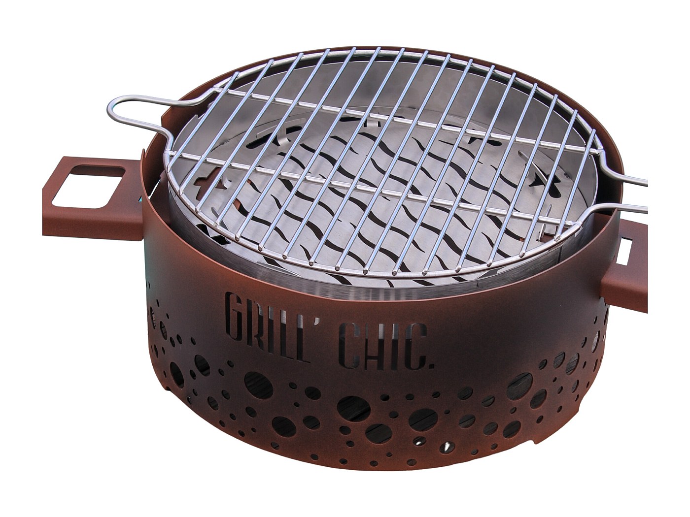 P'TIT GRILL - ACIER - Barbecue Imitation Corten - Design industriel et ...