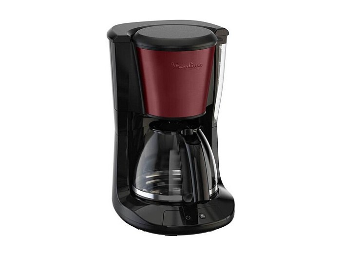 Cafetera de Filtro Moulinex Subito FG5S05E0 1000W 1,25L Negro Rojo Burdeos