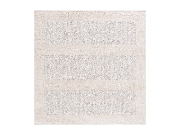 Tapis Ivoire/Gris 122 X 122 cm - Brezlyn