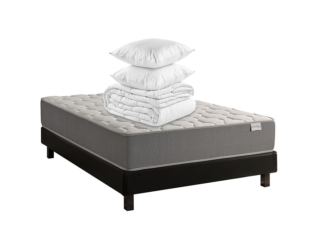 Ensemble matelas mémoire de forme Luna 180x200 + sommier à lattes ...