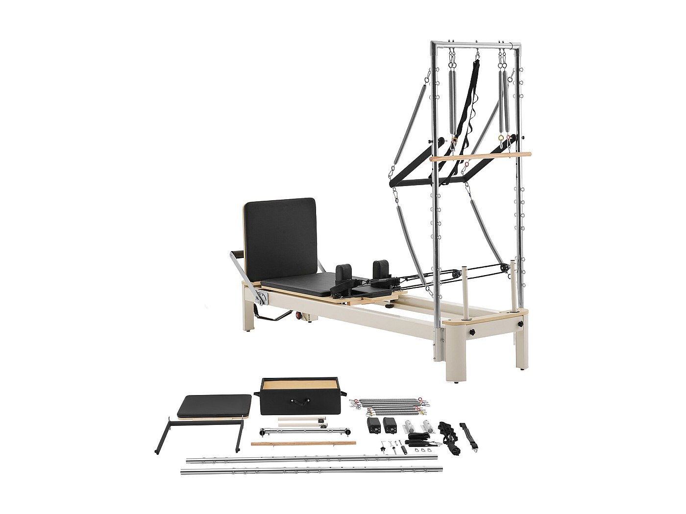 Machine de Pilates SucceBuy Reformer Pilates Équipement d'Entraînement ...