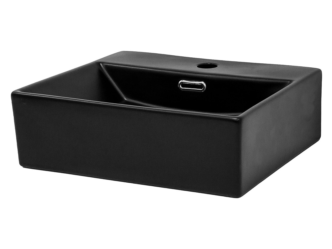 Lavabo in ceramica bianca 415 x 360 x 130 mm ECD Germany