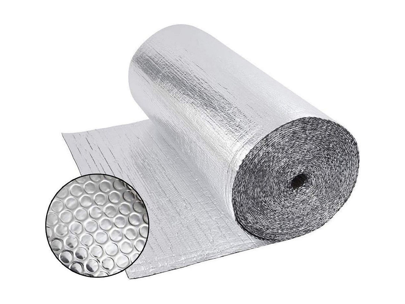Isolant thermique 1x10m, film aluminium double face 4mm, résistant ...