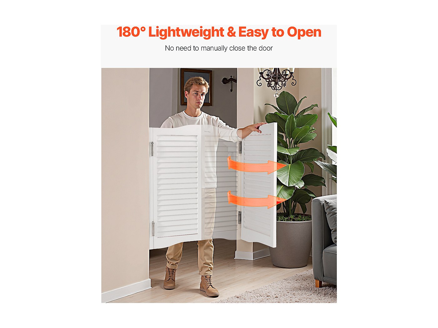 Puerta Batiente Doble SucceBuy, 90 x 2,8 x 90 cm, de Pino, con Bisagras ...