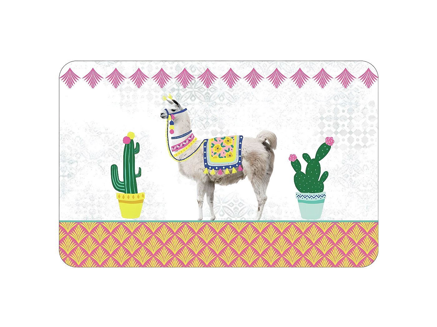 Set de table opaque Fun lama