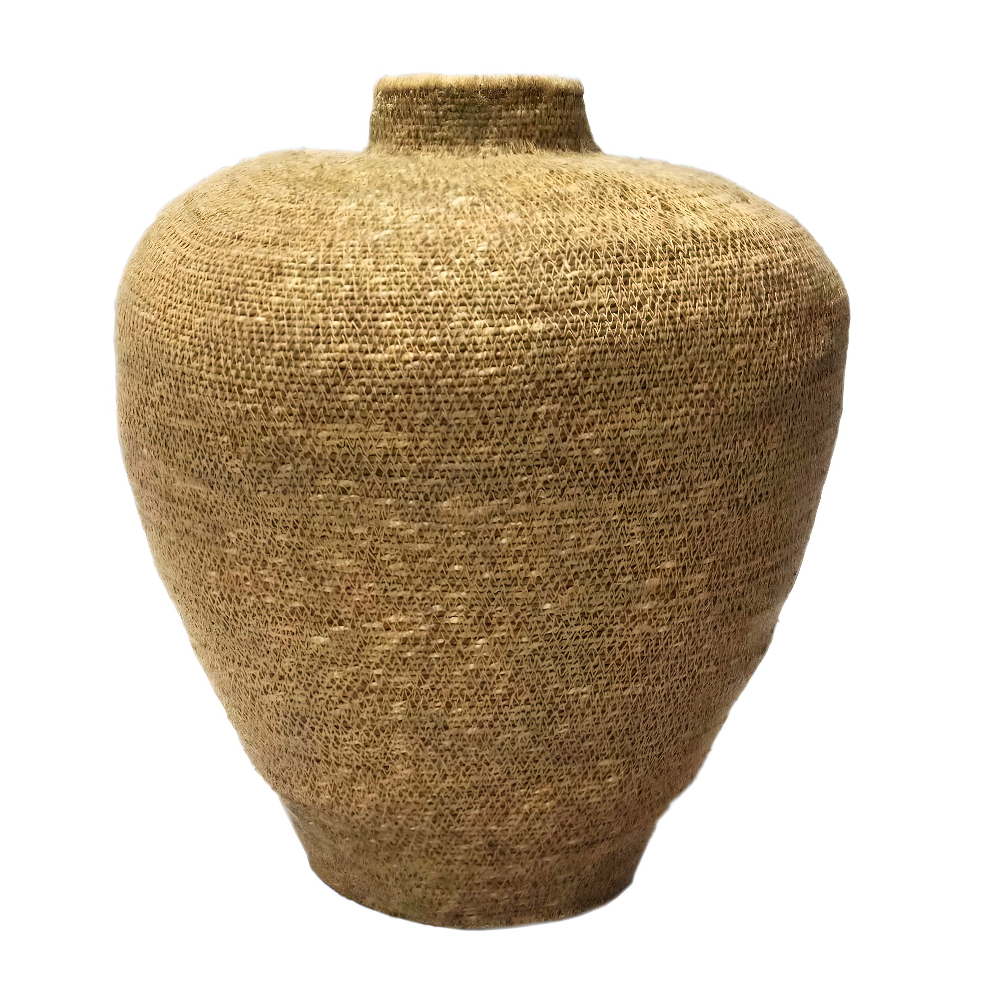 Jarre en jonc de mer naturel