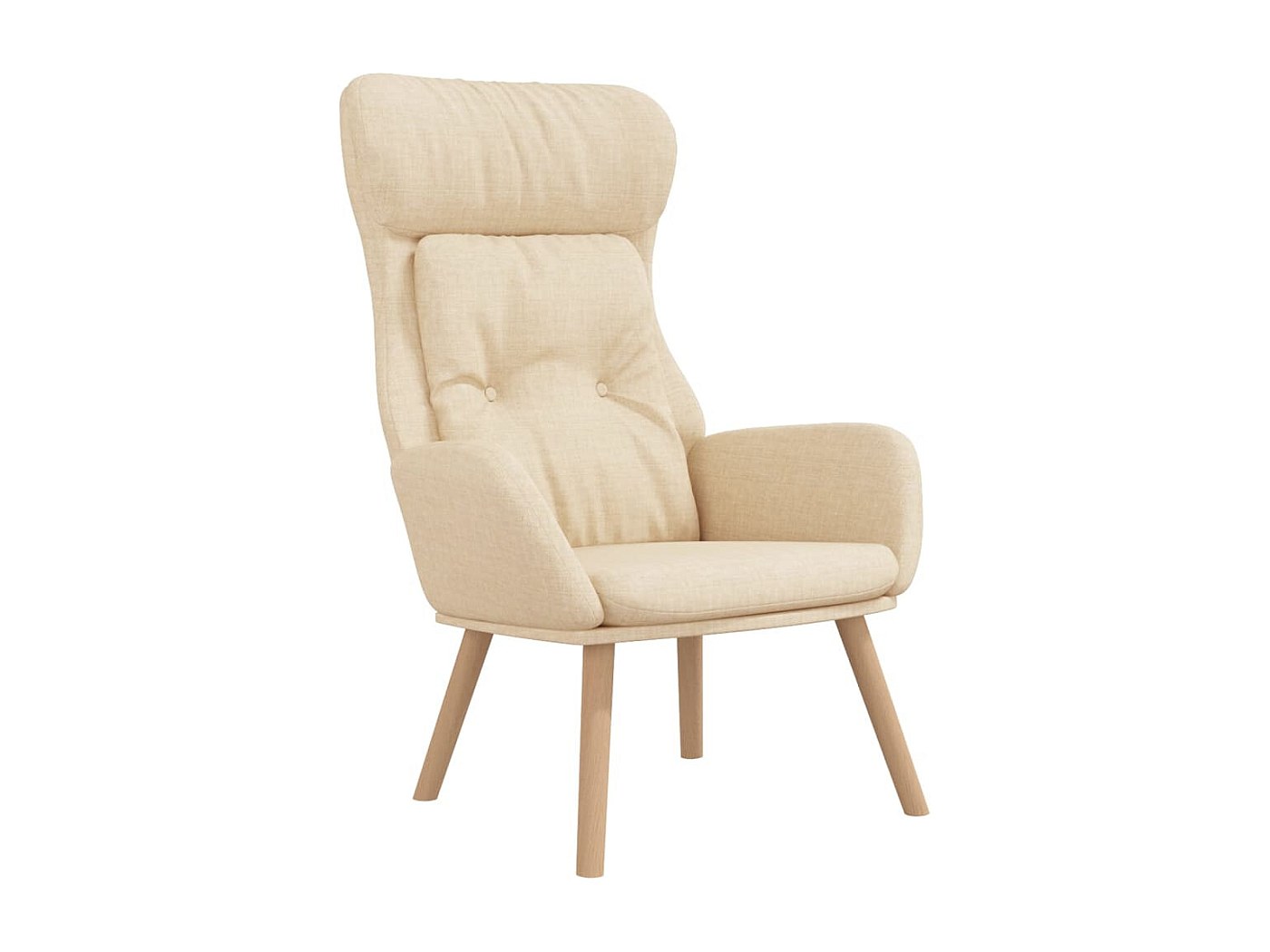 Poltrona | Cadeira Relax tecido cor creme SHL243473