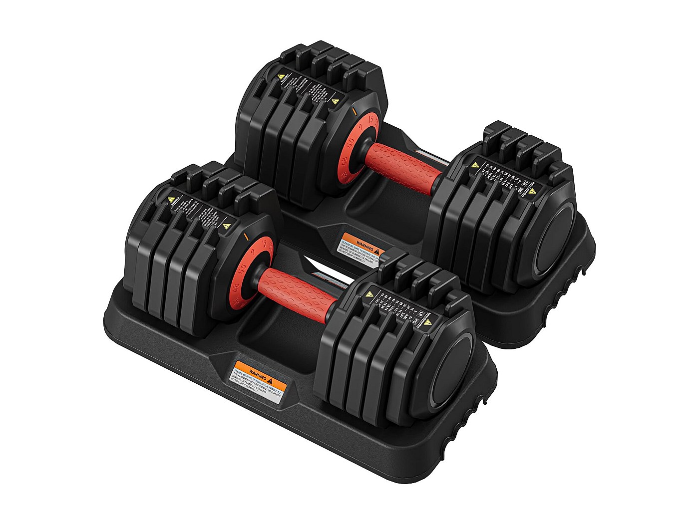 Manubri regolabili 2-24,5 kg, 5/10 in 1 con base portaoggetti, ideali ...