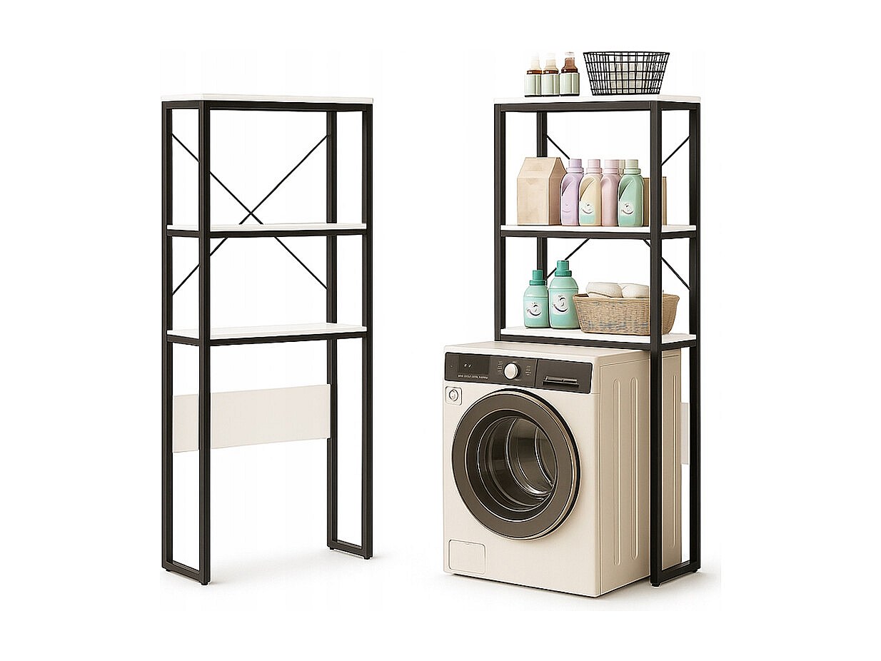 REK BADKAMERKAST BOVEN HET TOILET WASMACHINE LOFT INDUSTRIEEL PLANKEN ...