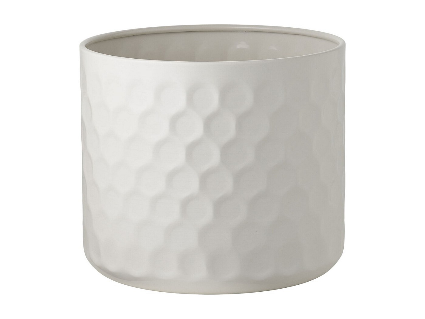 Plantenvaas HN15 - Wit - 24,5x24,5x21 cm - Epikasa