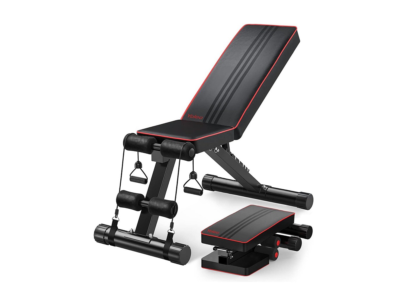 Panca Pesi Pieghevole Multifunzionale YOLEO - Panca Fitness con ...