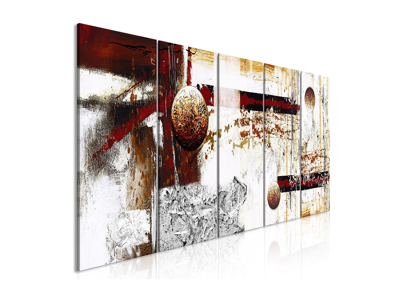 Quadro - Dynamics in Space (5 Parts) Narrow - 225x90