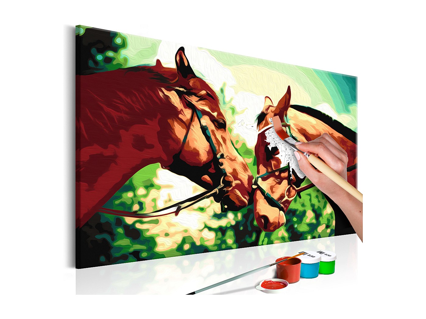 Quadro fai da te - Cavalli - 60x40